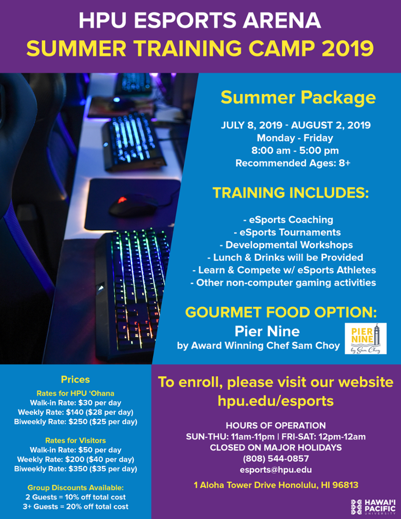 eSports, Gaming Scholarships | Hawaii Pacifcic University